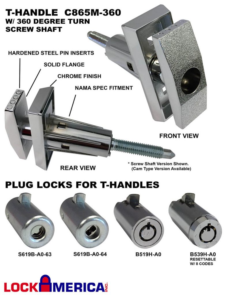 T-Handles, Plug Locks, and Puck Locks | Decks and Mechs